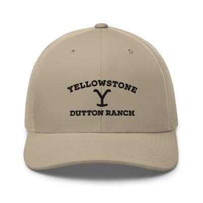 Yellowstone Dutton Ranch Logo Embroidered Retro Trucker Hat ...