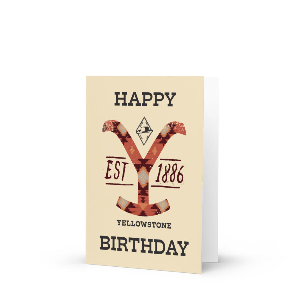 Yellowstone Est. 1886 Birthday Card | Yellowstone Shop