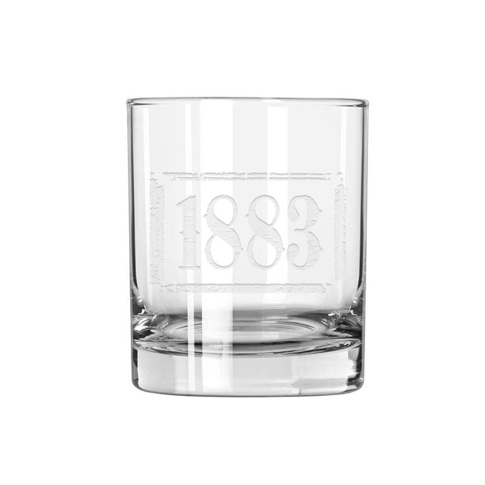 Yellowstone 1883 Logo Laser Engraved Rocks Glass - Set of 2 ...